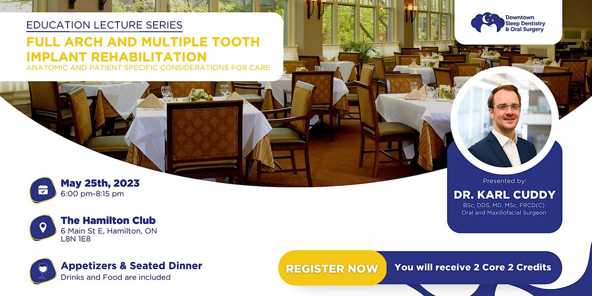 Full Arch and Multiple Tooth Implant Rehabilitation | CE Event at The ...