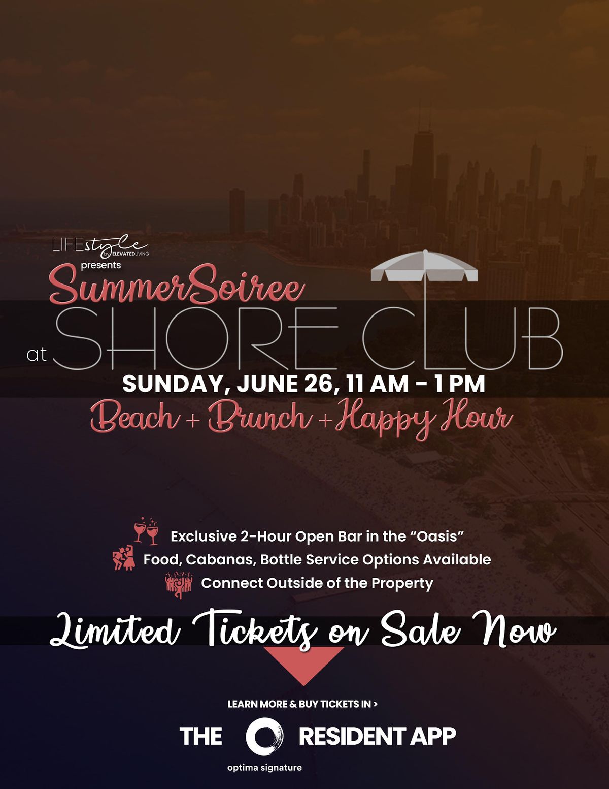 Summer Soiree Beach Party at Shore Club at Shore Club Chicago on 26th ...