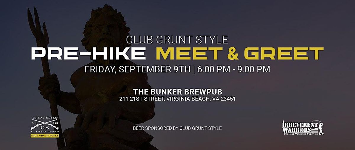Club Grunt Style VA Beach Silkies Hike | Meet & Greet Pre-Hike Party at ...