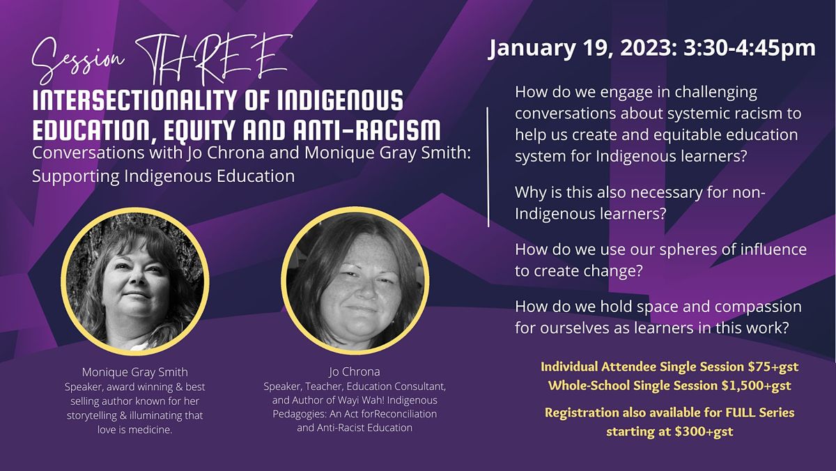 Intersectionality of Indigenous Education, Equity and Anti-Racism ...