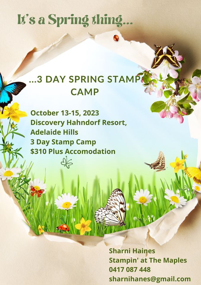 Its a Spring Thing - Stamp Camp October 20th-22nd 2023 | Hahndorf ...