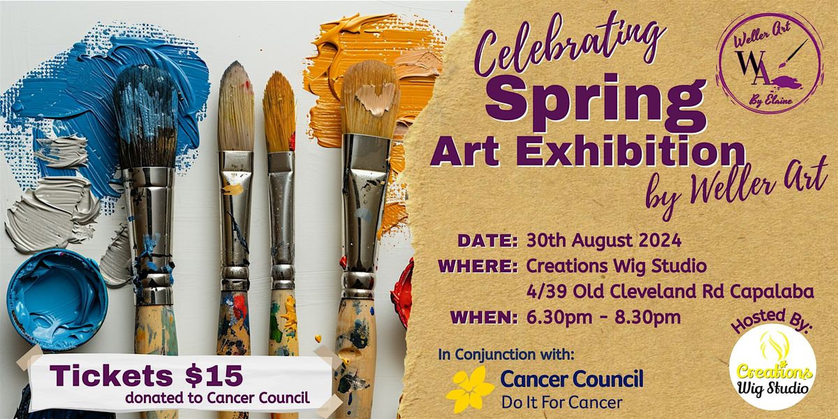 Celebrating Spring Art Exhibition with Weller Art | Creations Wig ...