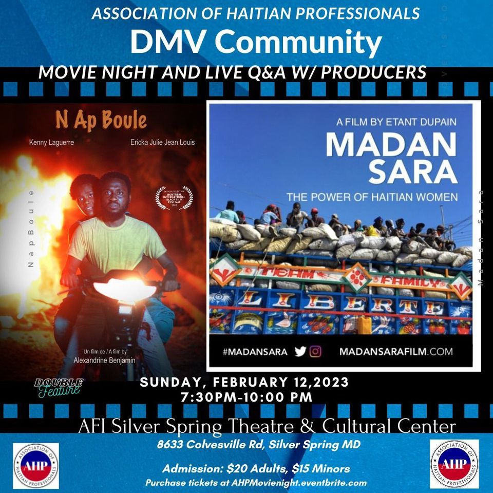 DMV Community Movie Night: Nap Boule & Madan Sara | Double Feature at ...