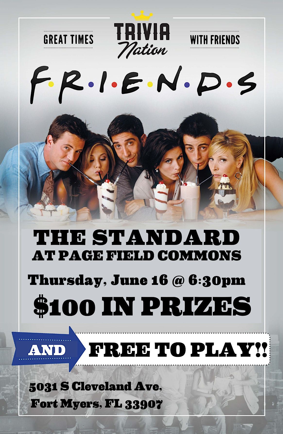 Friends Themed Trivia at The Standard - Downtown Fort Myers | The ...