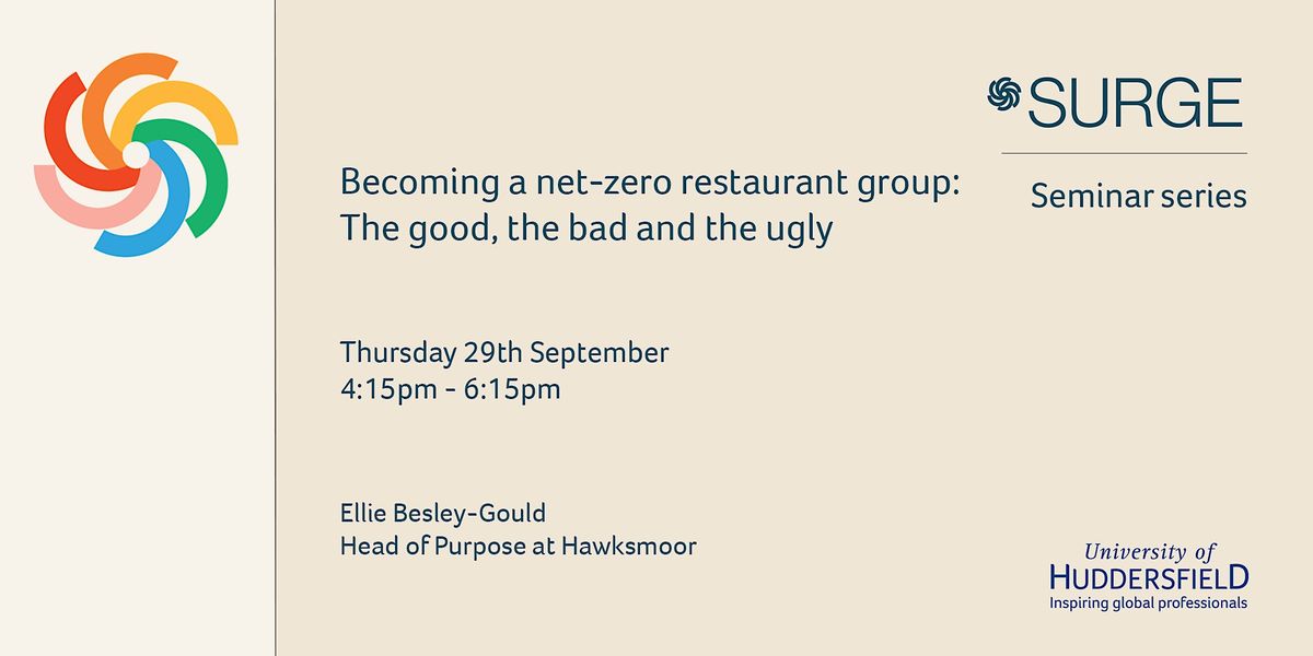 SURGE: Becoming a net zero restaurant group: The good, the bad and the ...
