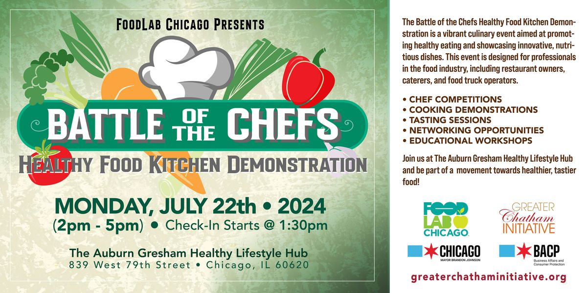 Battle of the Chefs Healthy Food Kitchen Demonstration at The Auburn ...