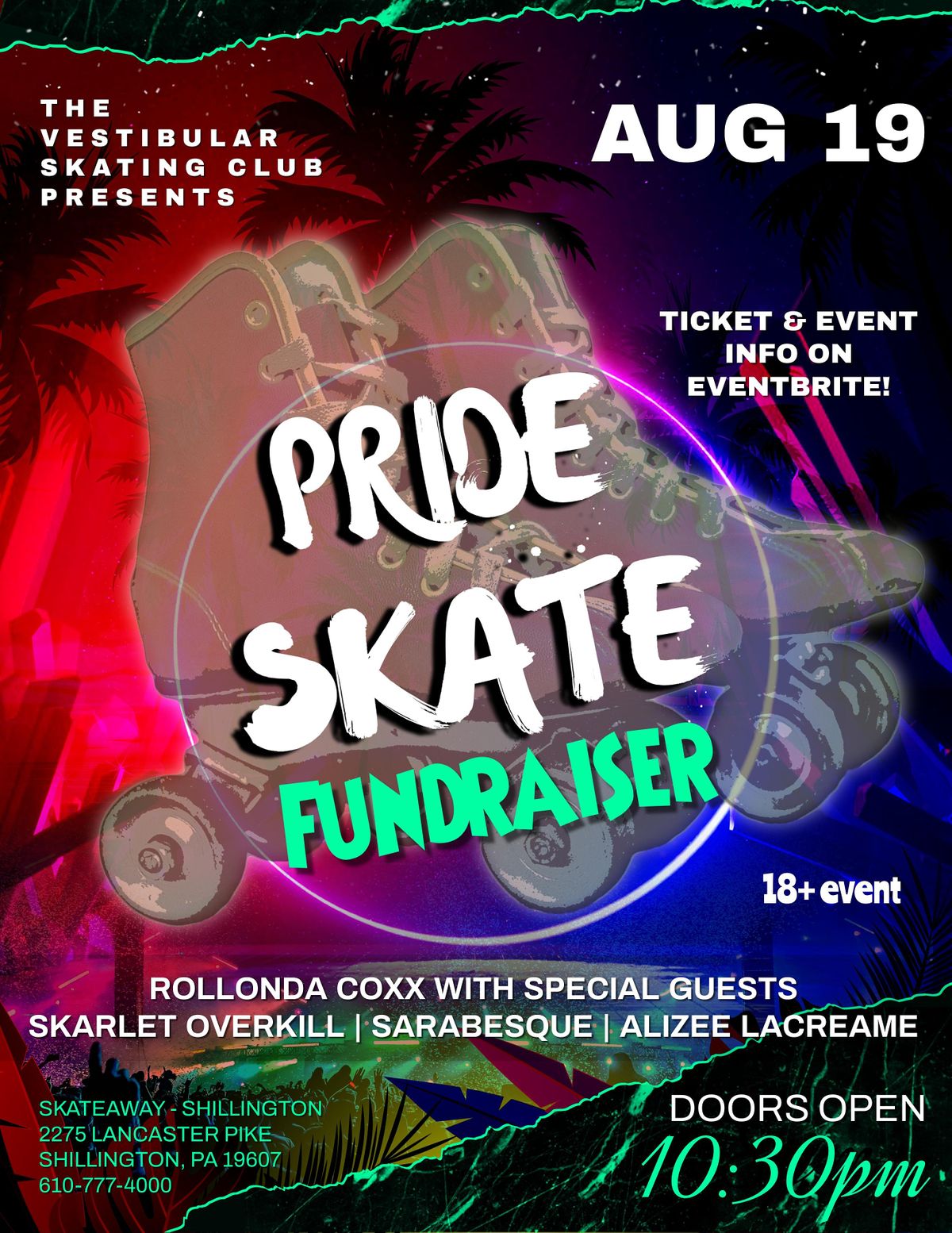 Pride Skate Fundraiser by the Vestibular Skating Club at Skateaway ...