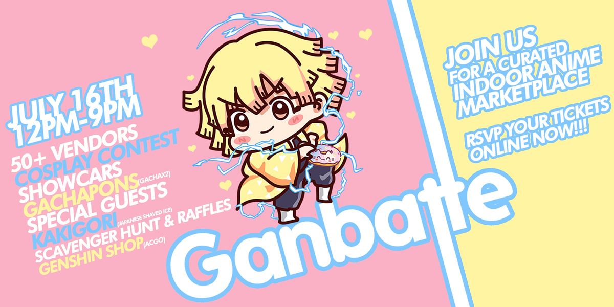 Ganbatte popup indoor anime marketplace at Sun Studios of Arizona ...
