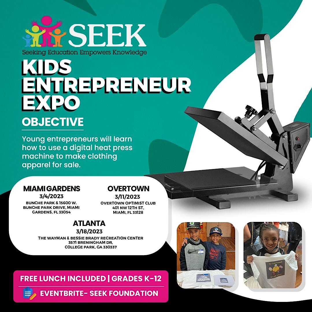 SEEK Foundation STEAMtastic Saturday in Miami Gardens!! at Bunche Park ...