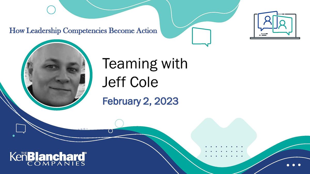 Teaming with Jeff Cole at Online on 2nd February, 2023