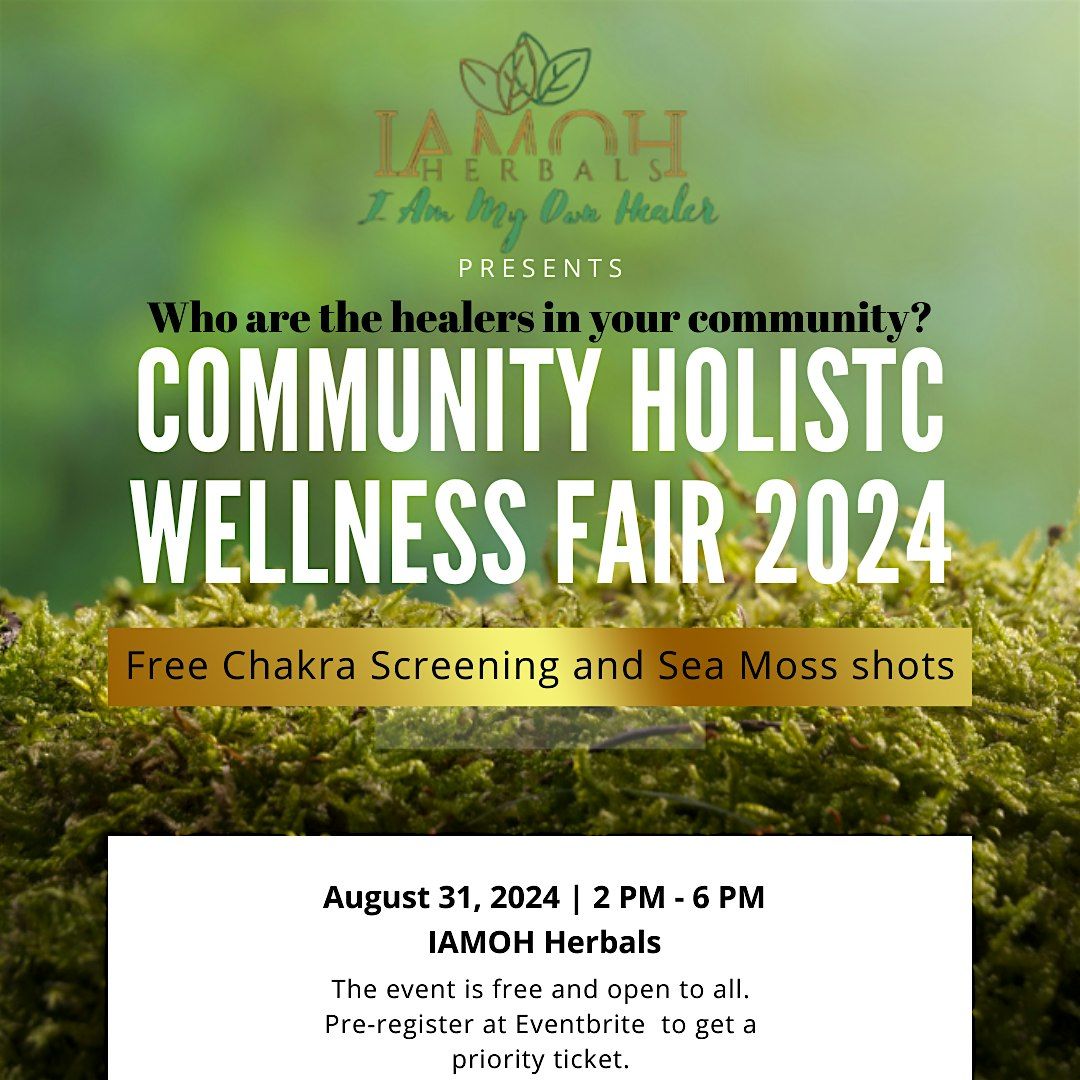 Holistic Wellness Fair 2024 at IAMOH Herbals, Covington on 31st August ...