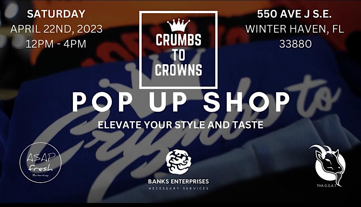CROWNS POP UP | EXCLUSIVE CLOTHES | FREE CHAMPAGNE | HAITIAN FOOD FOR ...