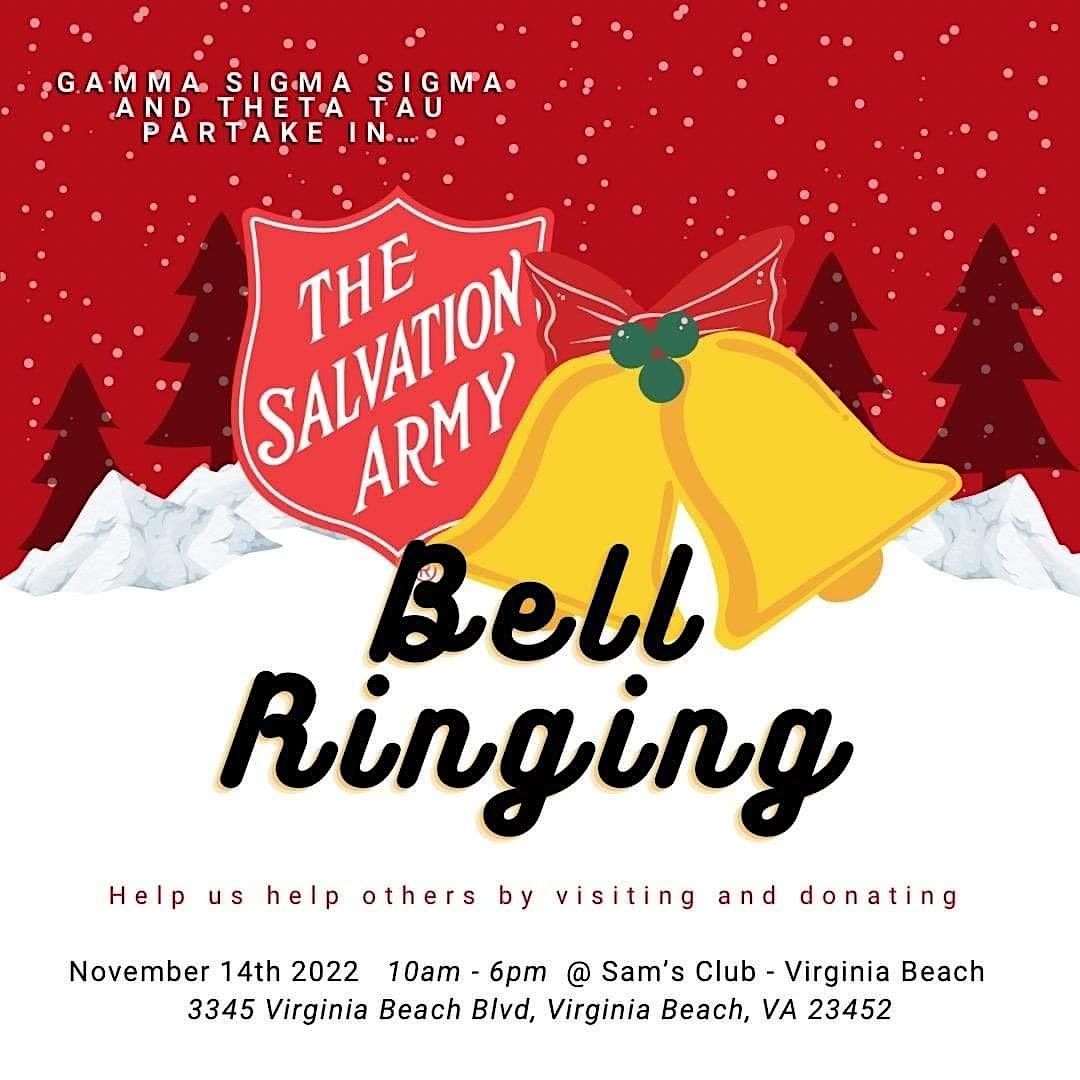 The Salvation Army Bell Ringing by Theta Tau and Gamma Sigma Sigma at ...