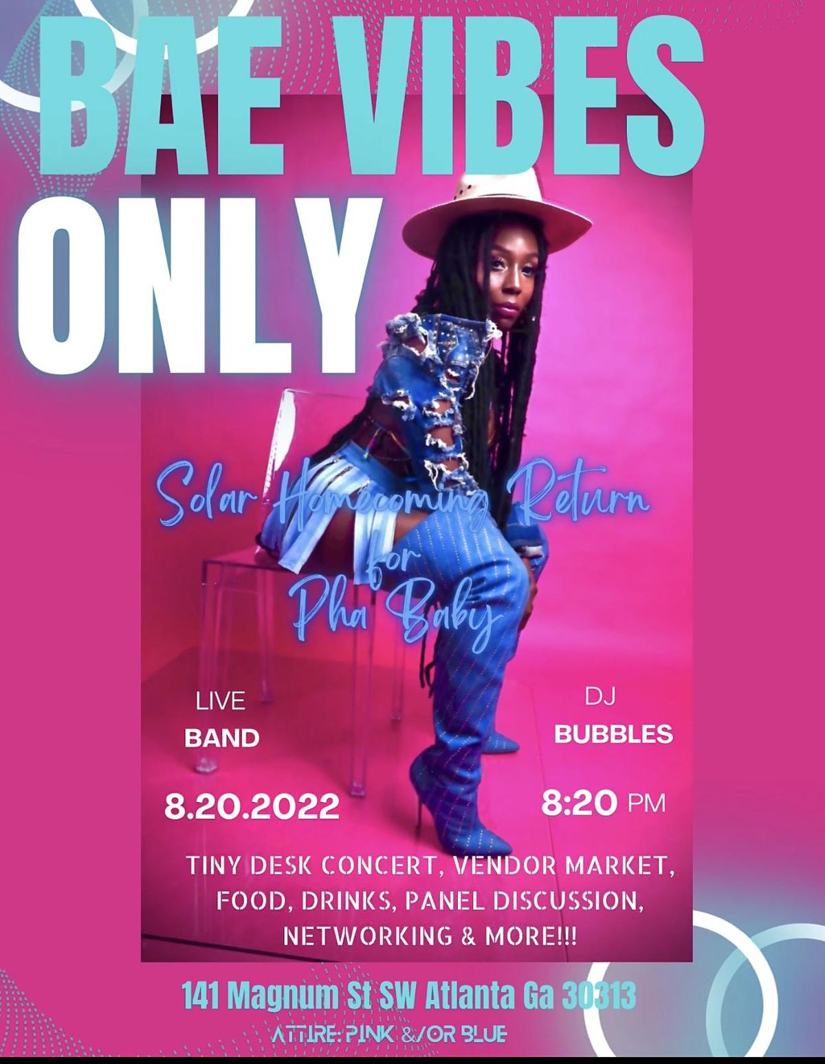 “BAE VIBES ONLY” SOLAR RETURN CELEBRATION | 141 Mangum St SW, Atlanta ...
