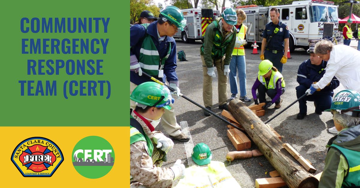 HYBRID: Community Emergency Response Team (CERT) Academy - Summer 2024 ...