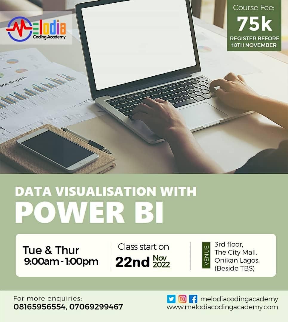 Data Visualization With Power BI at The City Mall Lagos Island Lagos on ...