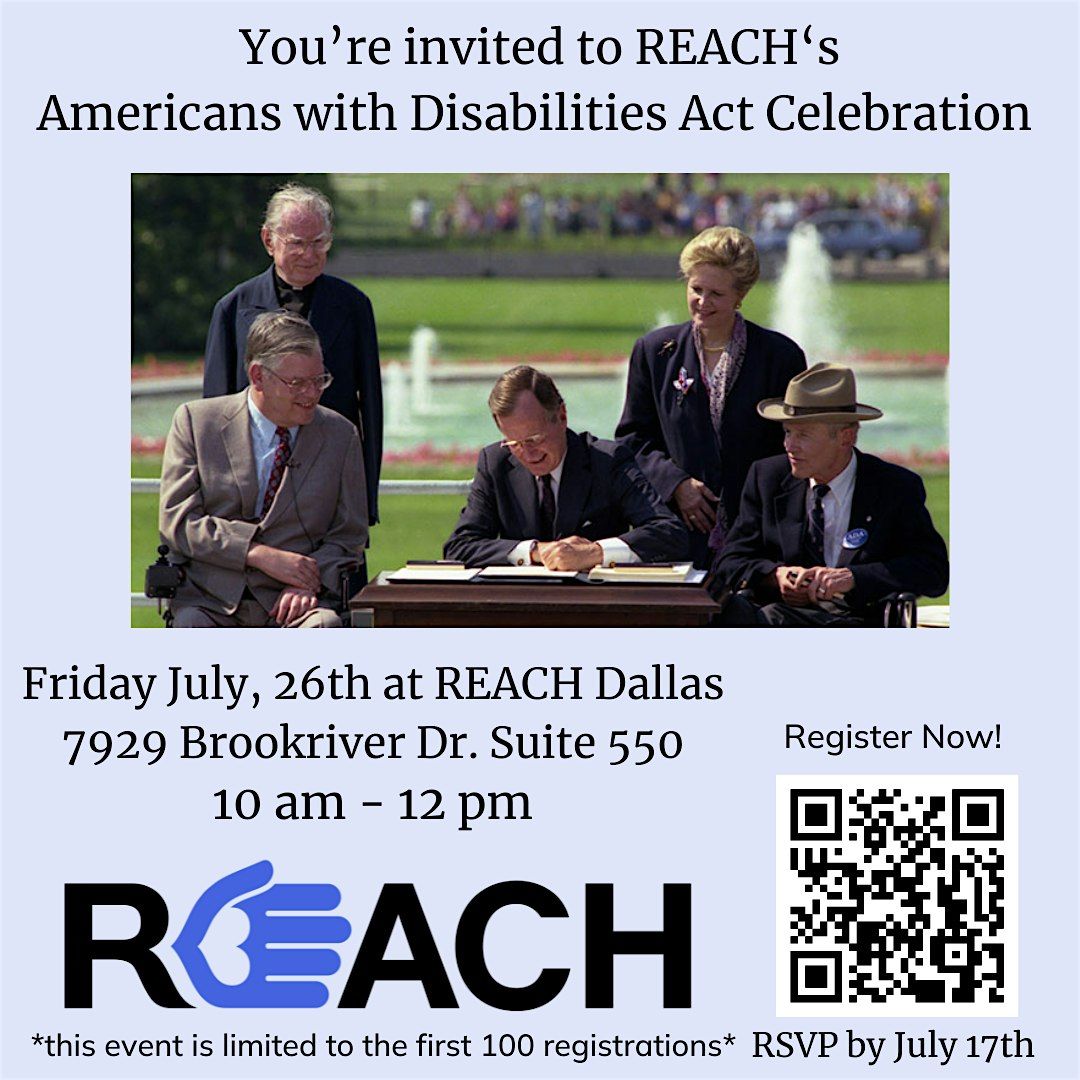 ADA Celebration and Disability Pride Month at 7929 Brookriver Dr ...