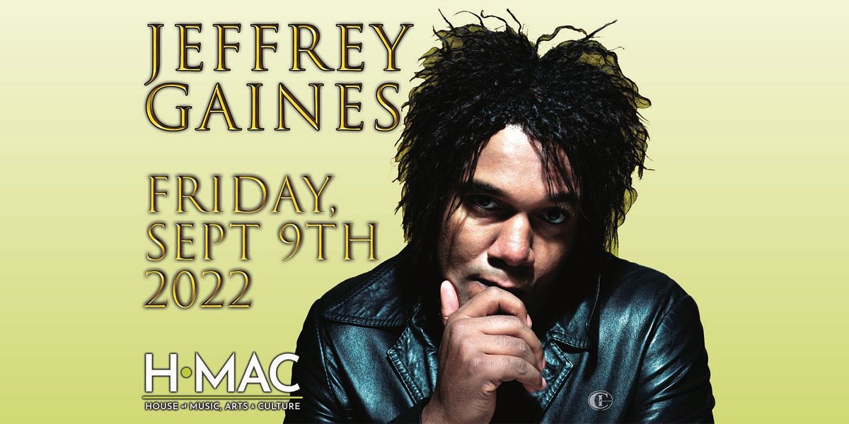 Jeffrey Gaines returns to HMAC at HMAC Stage on Herr, Harrisburg on 9th ...