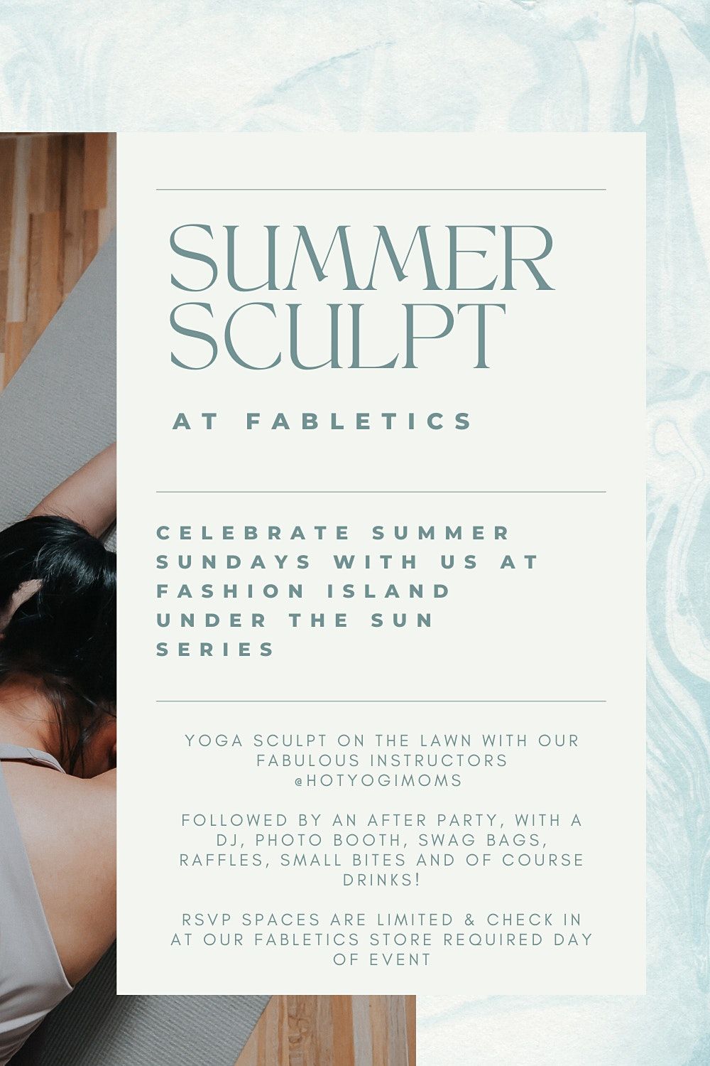 Summer Sculpt at Fabletics Fashion Island | Fabletics, Newport Beach ...