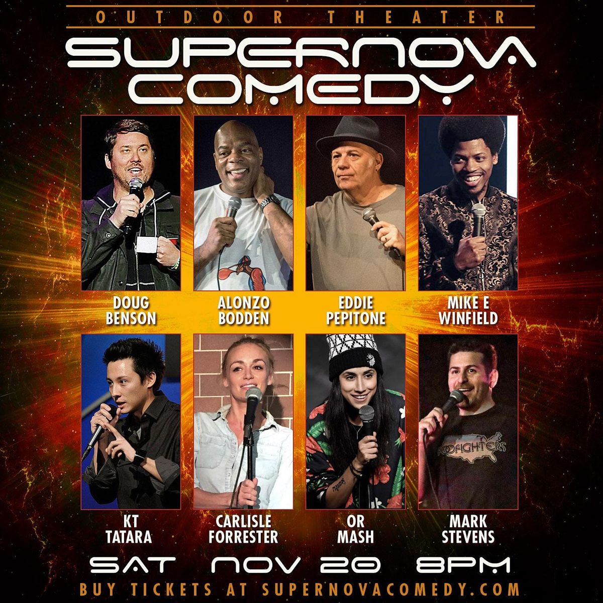 DOUG BENSON ALONZO BODDEN MIKE E. WINFIELD KT TATARA CARLISLE FORRESTER ...