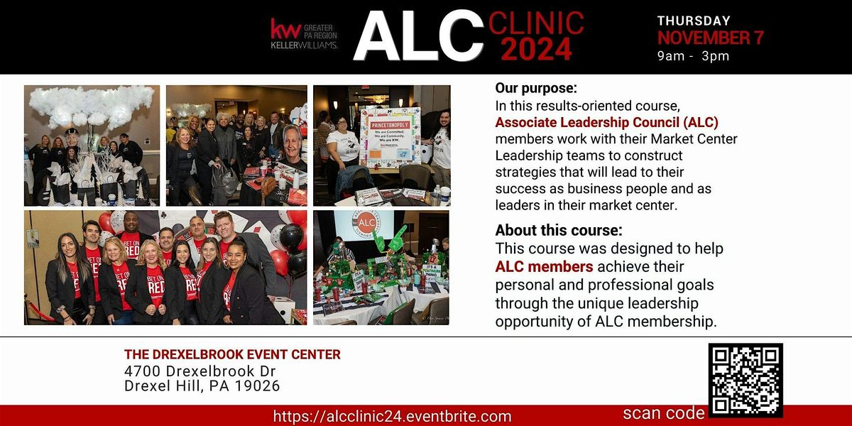 2024 ALC Clinic at The Drexelbrook Event Center, Drexel Hill on 7th November, 2024