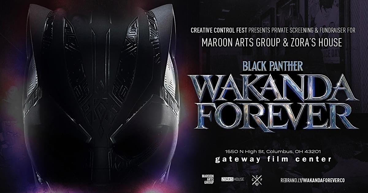 Black Panther: Wakanda Forever Private Film Screening and Fundraiser at ...