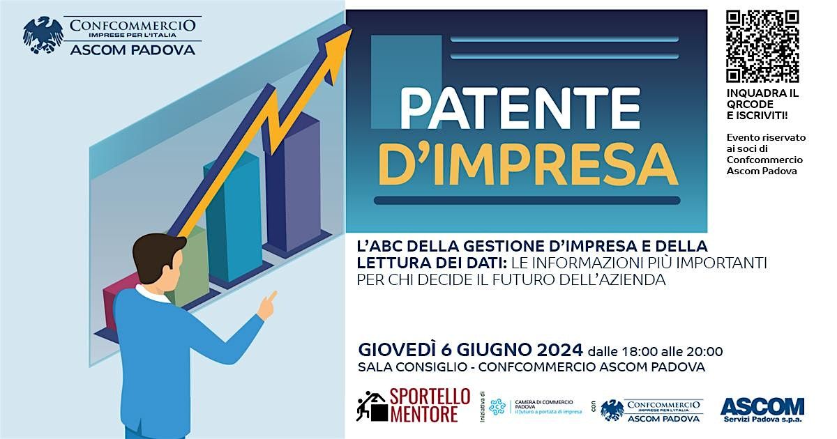 PATENTE DIMPRESA | Confcommercio Padova | June 6, 2024