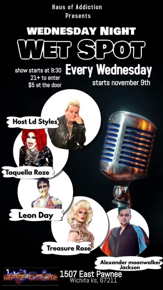 Wednesday Wet Spot | BarCode, LLC, Wichita, KS | December 7, 2022