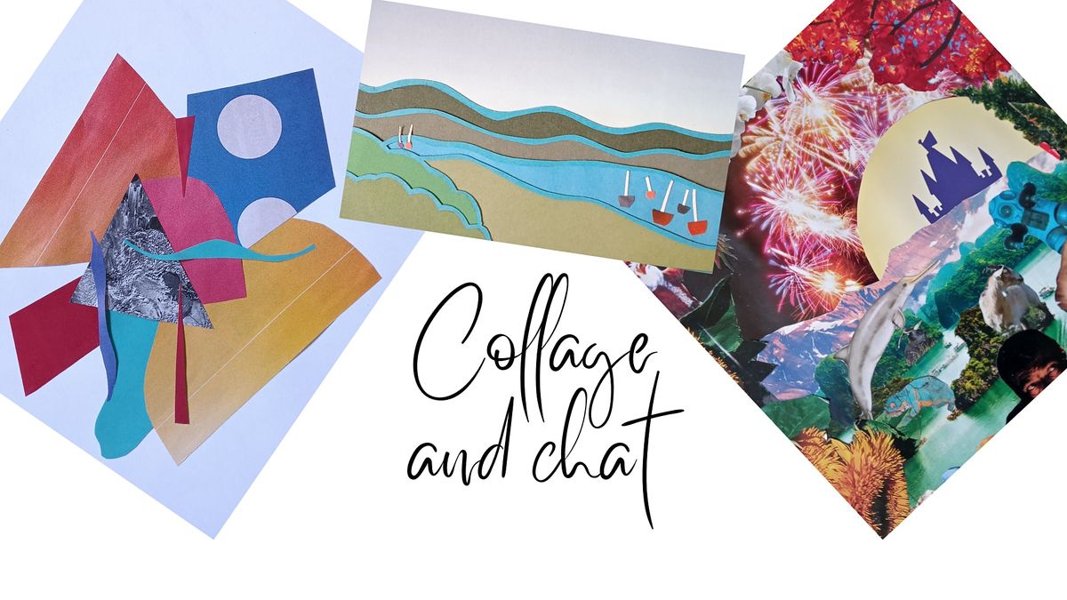 Collage and Chat at Honesty Library, Norwich on 4th August, 2022