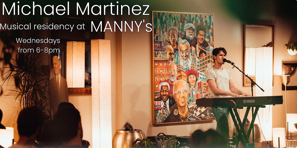 An Evening with Michael Martinez at Mannys at Manny's, San Francisco on ...