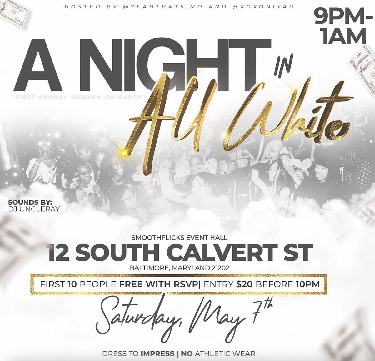 A Night In All White at 12 S Calvert St, Baltimore on 7th May, 2022