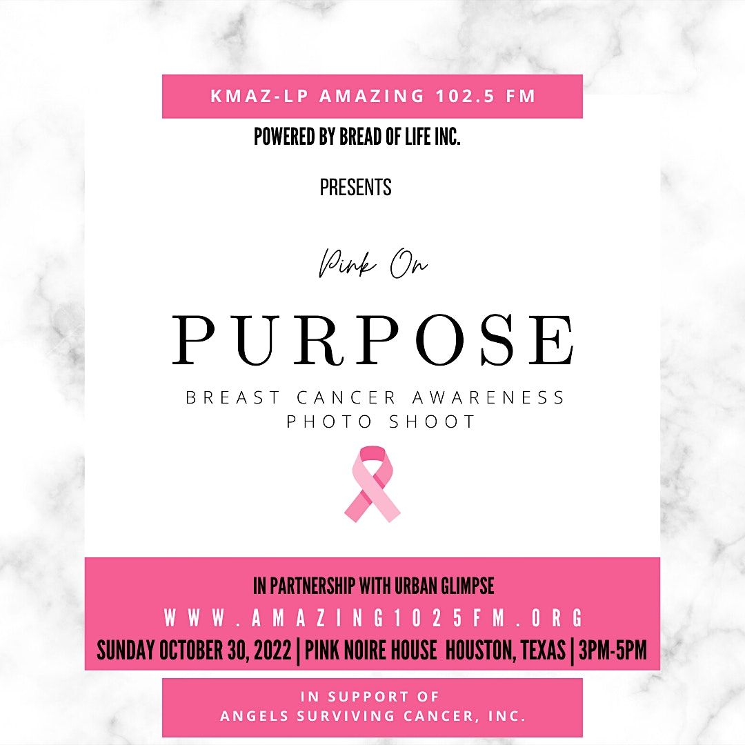 #PinkOnPurpose Breast Cancer Awareness Photo Shoot at Pink Noir House ...