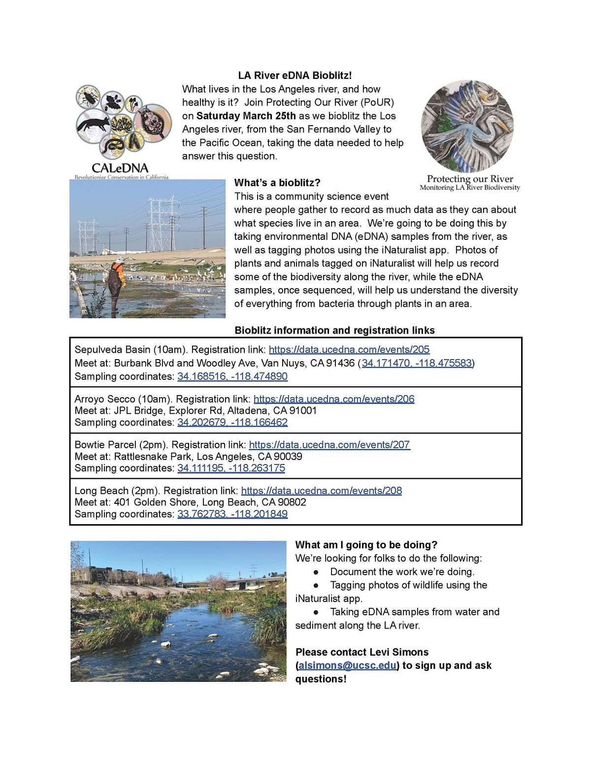 LA River Soil Sample Collecting- Sepulveda Basin | Burbank Blvd and ...