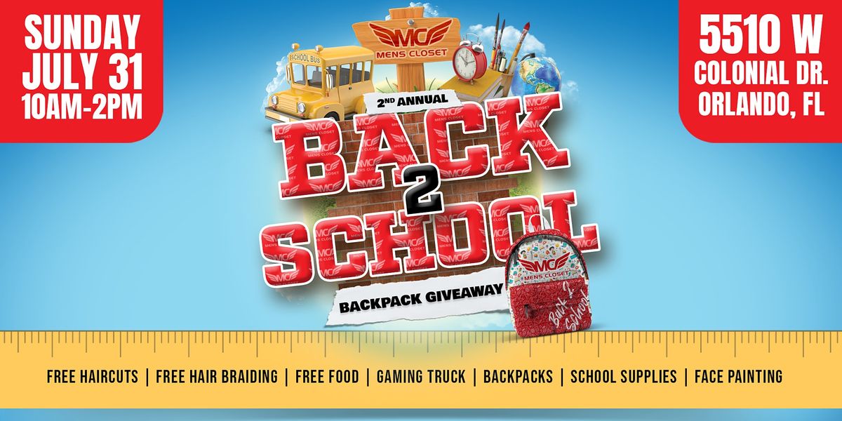 Mens Closet Back 2 School Backpack Giveaway (2nd Annual) at Men's ...