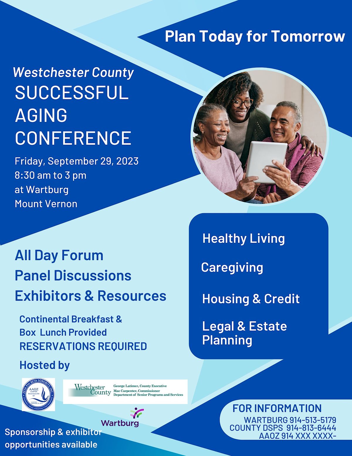 Westchester County Successful Aging Conference at Wartburg, Mount ...