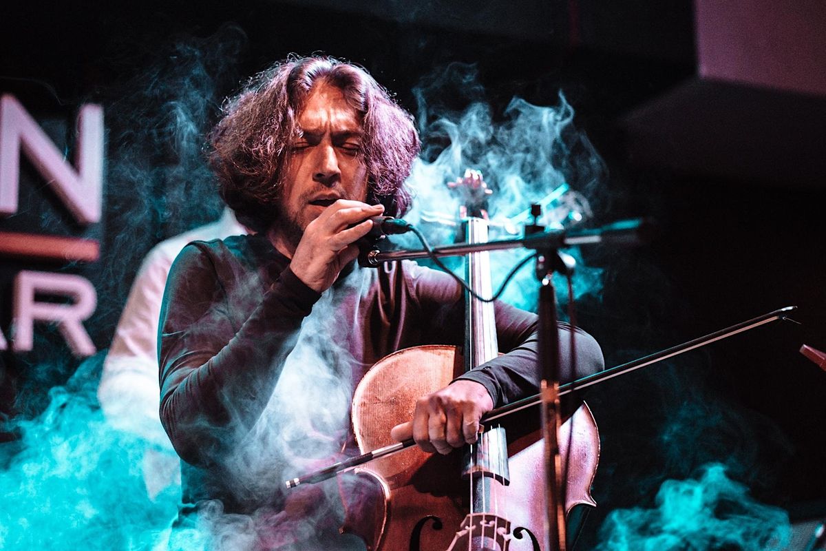 IAN MAKSIN & ZARIA BAND at ARTIFACT EVENTS "SONGS OF THE VAGABOND CELLO ...