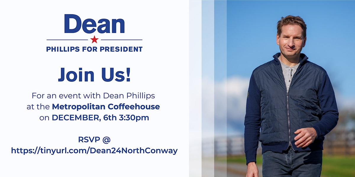North Conway Meet & Greet with Congressman Dean Phillips at The ...