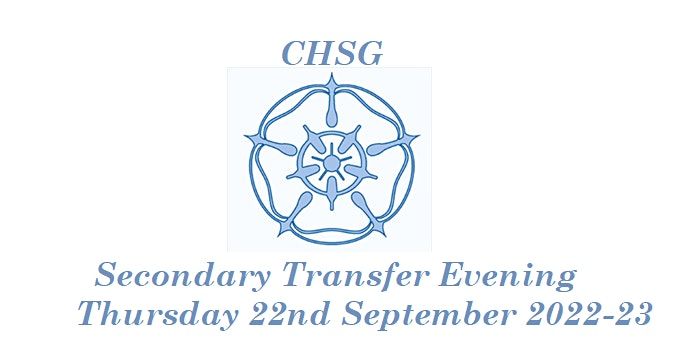 CHSG Secondary Transfer Evening 2022-2023 | Carshalton High School for ...