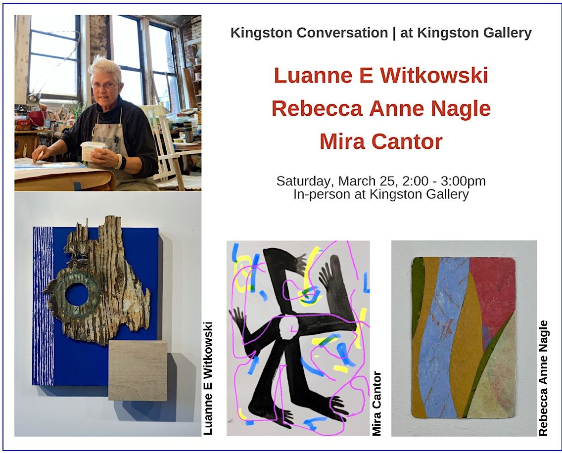 Luanne E Witkowski, Rebecca Anne Nagle & Mira Cantor in Conversation at ...