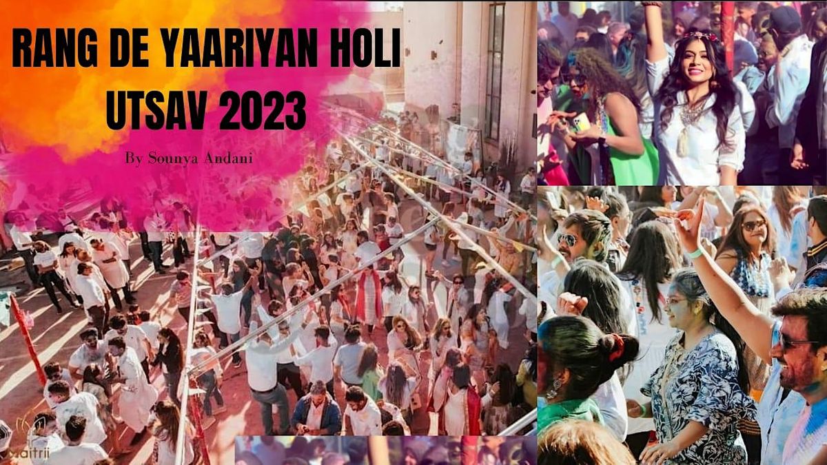 RANG DE YAARIYAN - FESTIVAL OF COLORS 2023 at Chandni Victoria ...