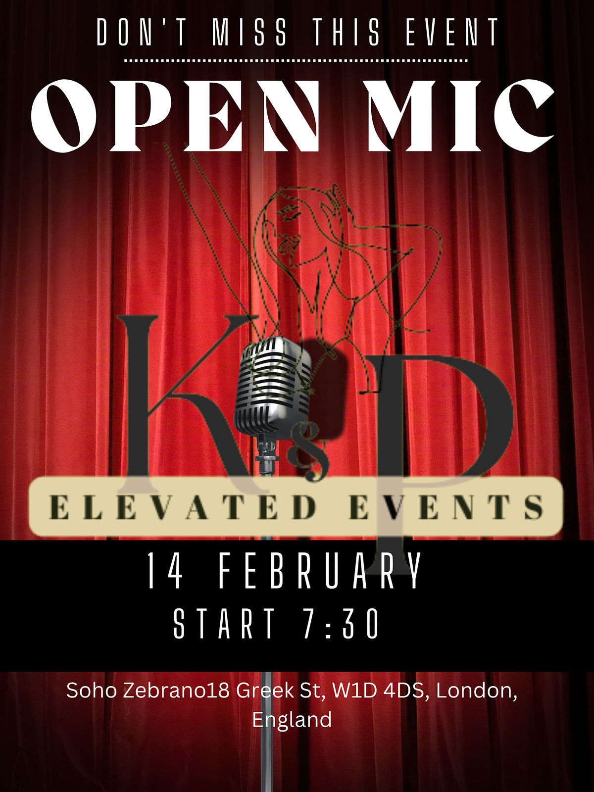 Open MIC | Soho Zebrano, London, EN | February 14 to February 15