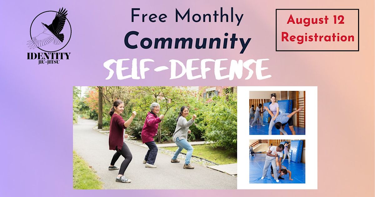 Community Self-Defense Class (Aug. 12) at Identity Jiu-Jitsu Gym ...