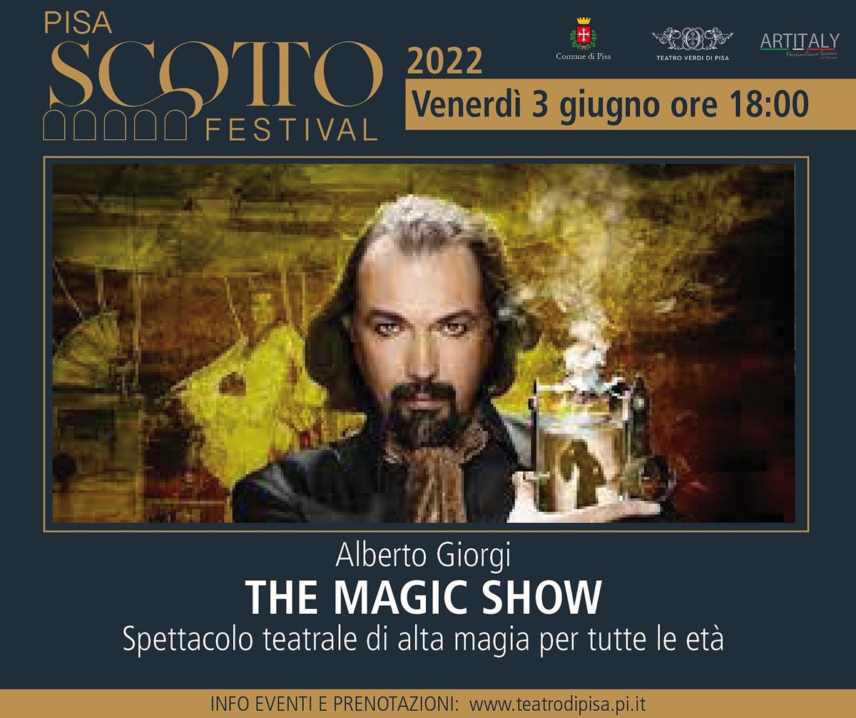 ALBERTO GIORGI, THE MAGIC SHOW | Giardino Scotto, Pisa, TO | June 3, 2022