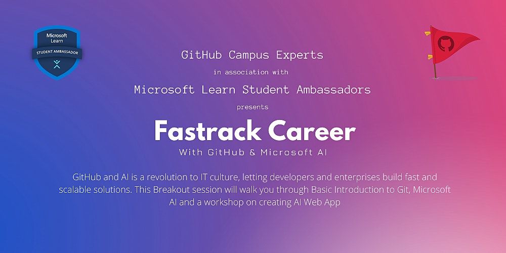 Fastrack Career with GitHub and Microsoft AI at JECRC Engineering College And Research Centre ...
