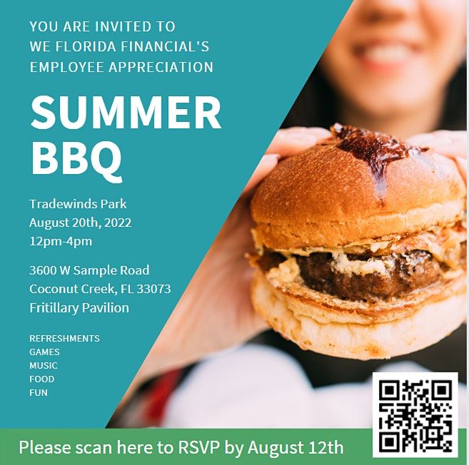 Employee Appreciation BBQ | Tradewinds Park, Coconut Creek, FL | August ...