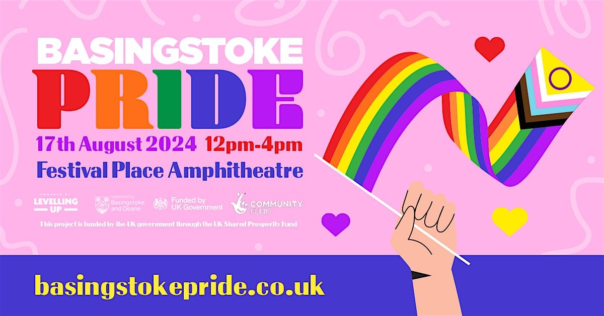 Basingstoke Pride 2024 | Festival Place, Basingstoke, UK | August 17, 2024