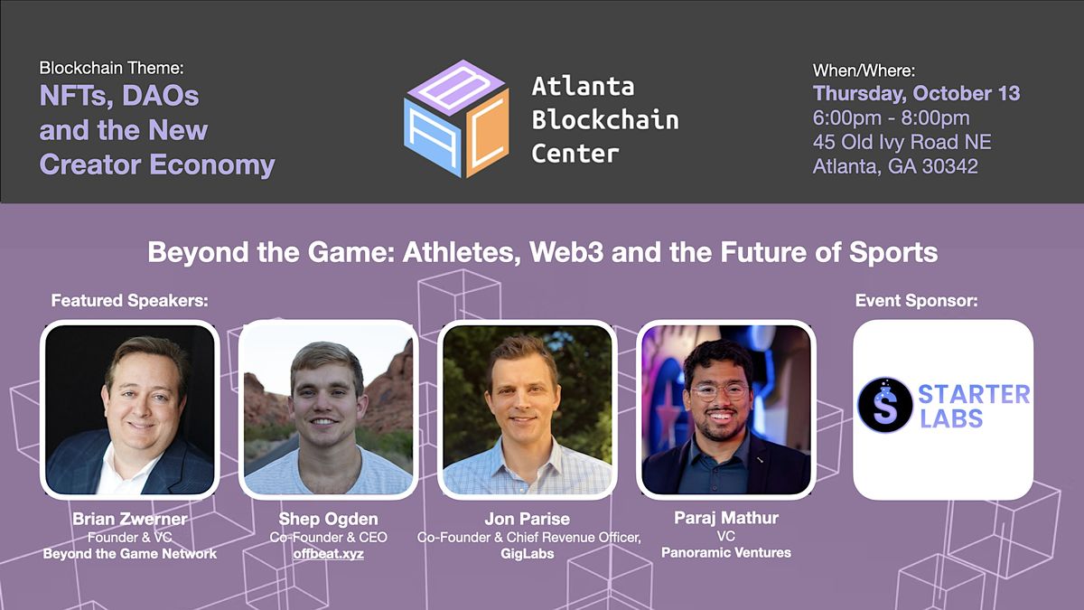 Beyond the Game: Athletes, Web3, and the Future of Sports | Atlanta ...