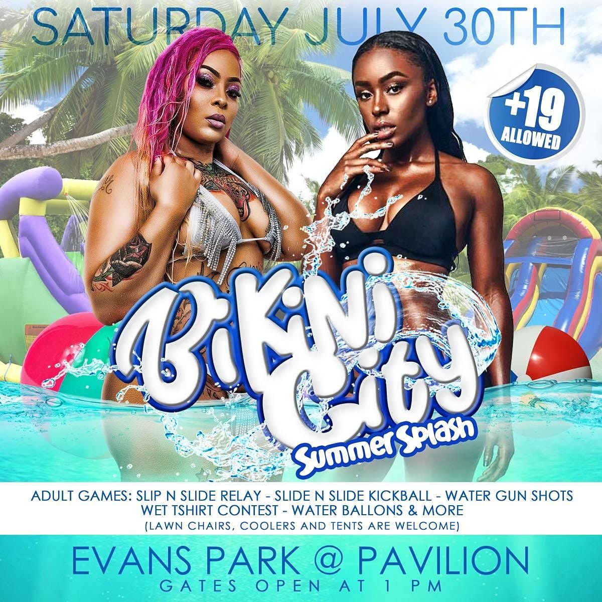 BIKINI CITY SUMMER SPLASH | Evans Park and Pavilion, Montgomery, AL | July 30, 2022