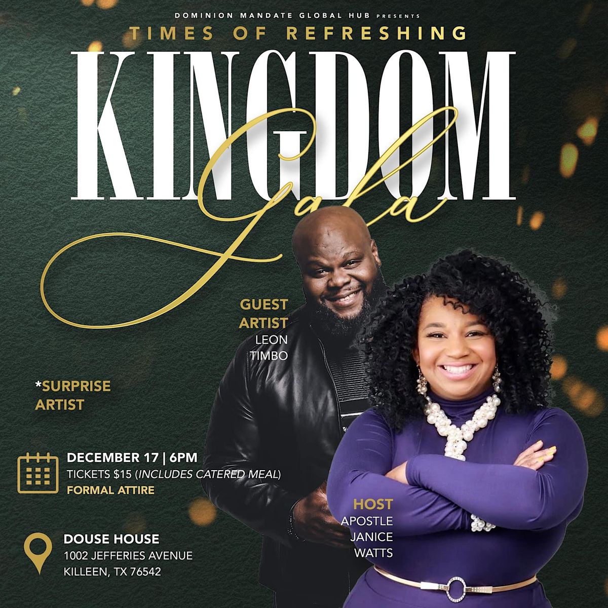Times of Refreshing - Kingdom Gala | 1002 Jefferis Ave, Killeen, TX ...