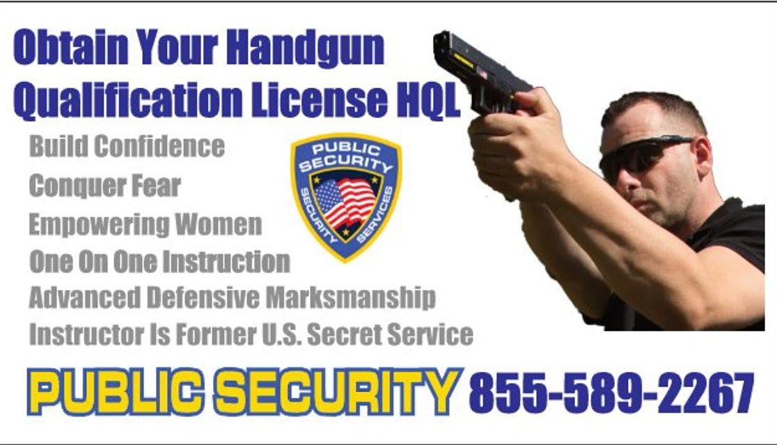 Handgun Qualification License HQL Class May 21st 2022 | American Legion ...